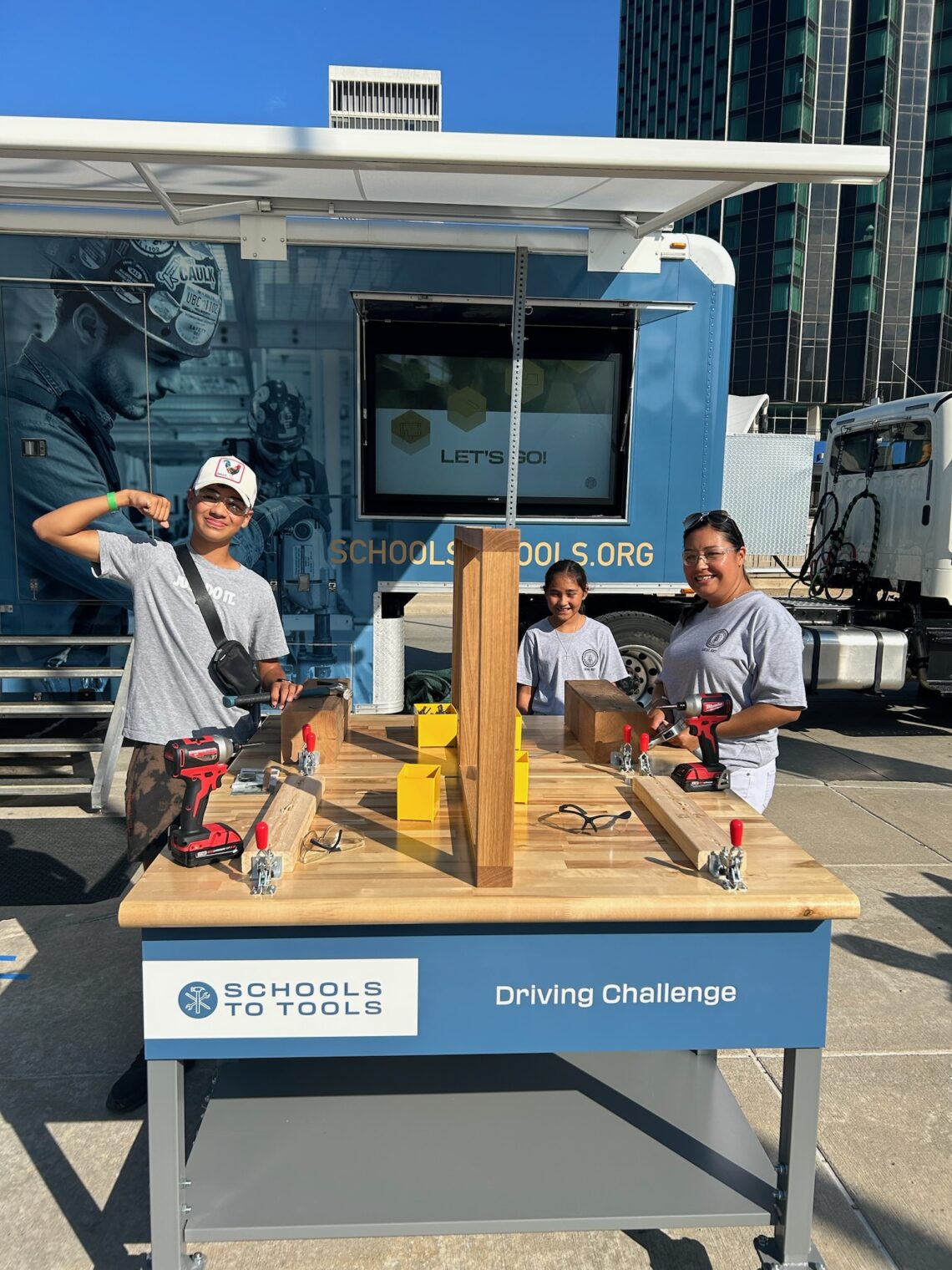 Michigan Carpenters and Millwrights Unveil Schools to Tools Mobile ...