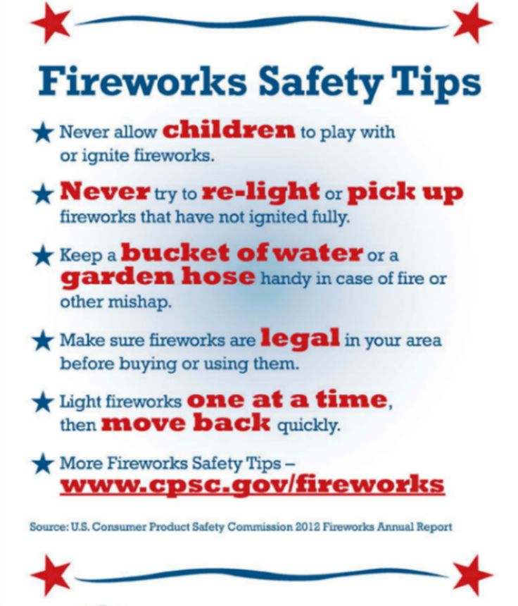 4th of July Fireworks at Home Safety Tips - EL CENTRAL Hispanic News